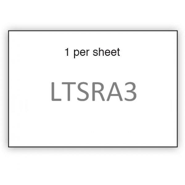 SRA3 Label Matt White Polyester BS5609 - Lasertuf, 450x320mm (100 Sheets)